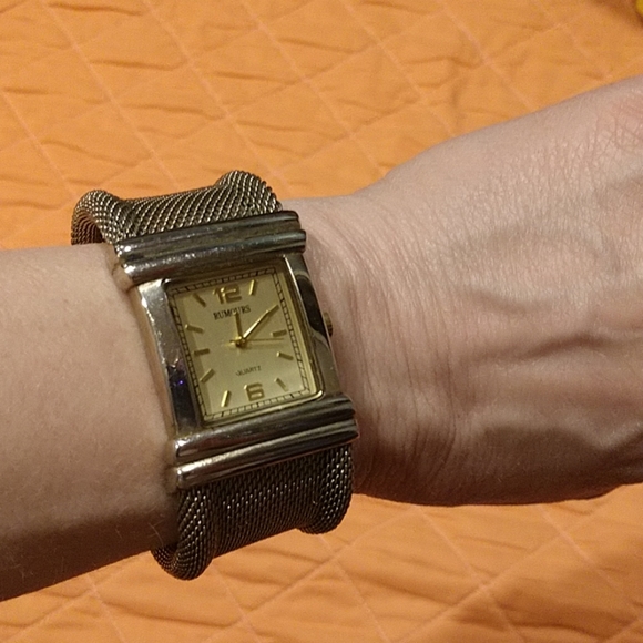 Rumours | Accessories | Vntggood Condrumours Cuff Mesh Watch | Poshmark